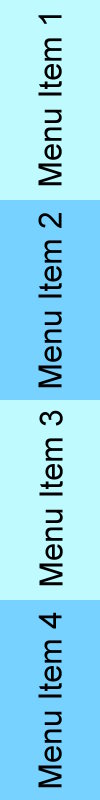 Html How To Create A Menu With Vertical And 90 Degree Rotated Text For Each Item Stack Overflow 6053